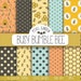 Bee Digital Paper. Honeycomb Scrapbook Paper. Bumble Bee Digital ...