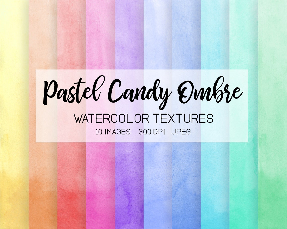 Watercolor Ombre Digital Paper. Handpainted Pink Purple - Etsy