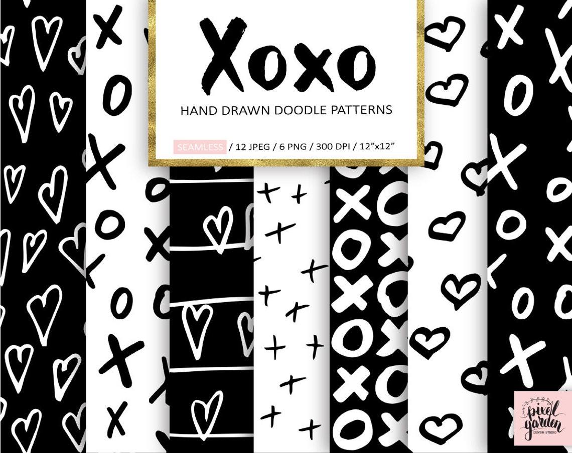 Love Digital Paper. Minimalist Valentines Day Background. Hand | Etsy