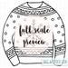 Ugly Christmas Sweater Clipart. Hand Drawn Tacky Christmas Jumper ...