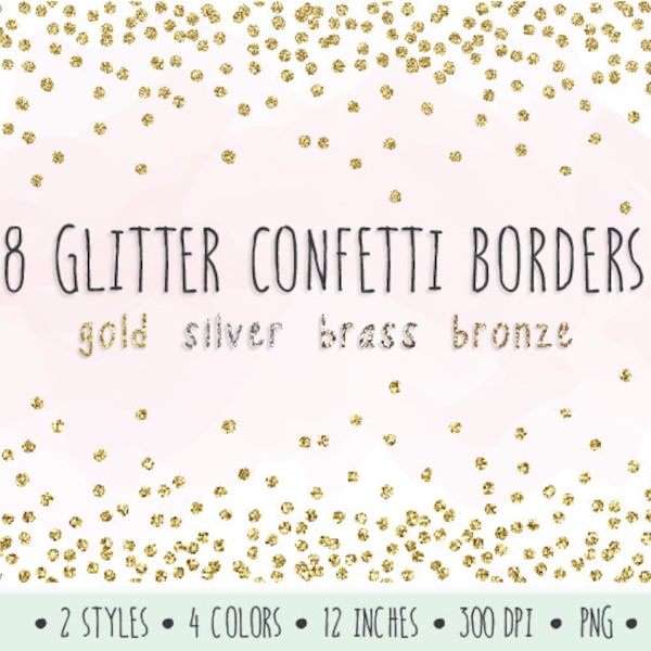 Gold Glitter Frames - Etsy