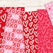 Love Seamless Patterns. Valentines Day Digital Paper. Hand Drawn Love ...