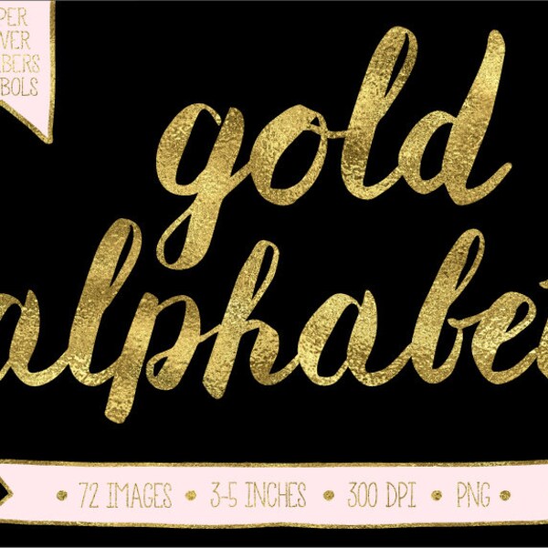 Foil Alphabet - Etsy