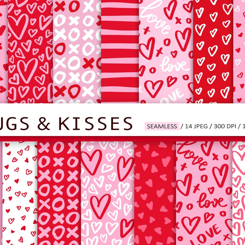 Xoxo Seamless Pattern - Etsy