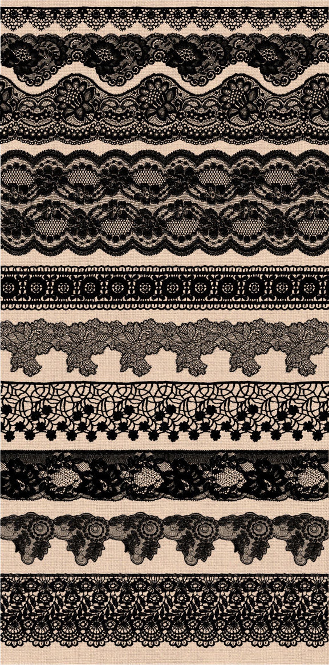 Vintage Lace Border Clip Art Free