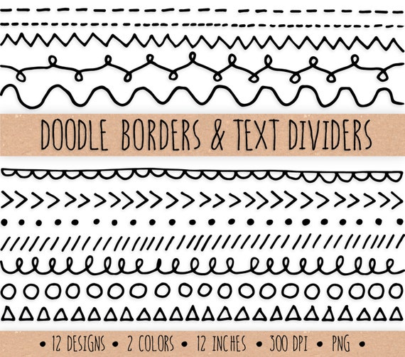 Colorful Doodle Border