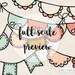 Hand Drawn Bunting Clip Art. Doodle Bunting Banners. Digital Garland ...