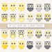 Baby Owl Clip Art. Nursery, Yellow, Gray Baby Shower Clipart. Baby Boy ...
