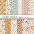 Boho Seamless Patterns. Abstract Doodle Digital Paper. Retro, Bohemian ...