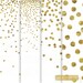 Gold Confetti Digital Paper. Gold Metallic Dot Confetti Scarpbooking ...