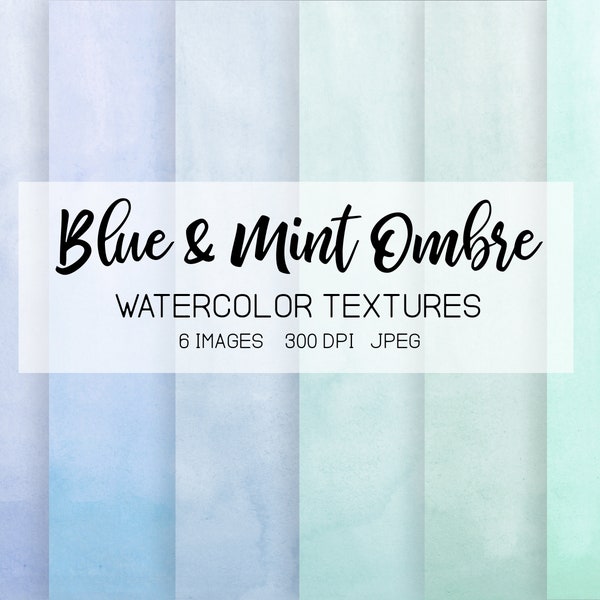 Ombre Watercolor - Etsy