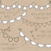 Doodle Bunting Banner Clipart. Hand Drawn Birthday Bunting. - Etsy
