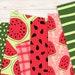 Watermelon Digital Paper. Summer Scrapbooking Paper. Seamless - Etsy
