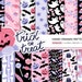 Cute Halloween Digital Paper. Hand Drawn Spooky Halloween Background ...