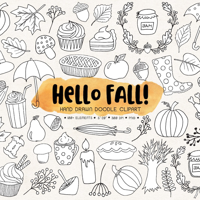 Autumn Clip Art - Etsy