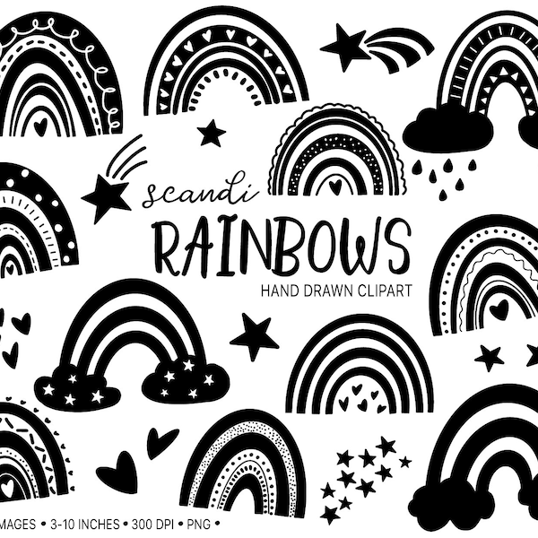 Scandinavian Clipart - Etsy