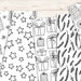 Hand Drawn Christmas Digital Paper. Seamless Doodle Winter Holiday ...