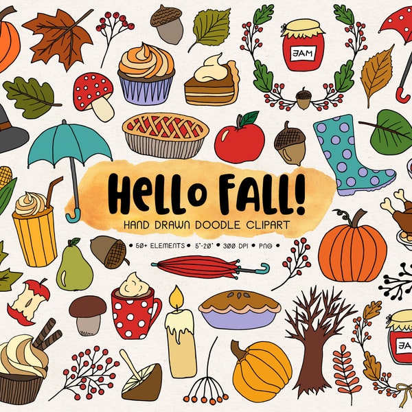 Clip Art Thanksgiving - Etsy