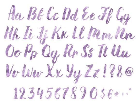 Letter A Clipart Purple