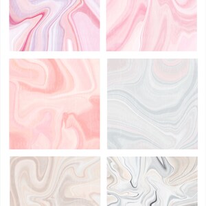 Minimalist Marble Texture Digital Paper. Neutral Marbled Background ...