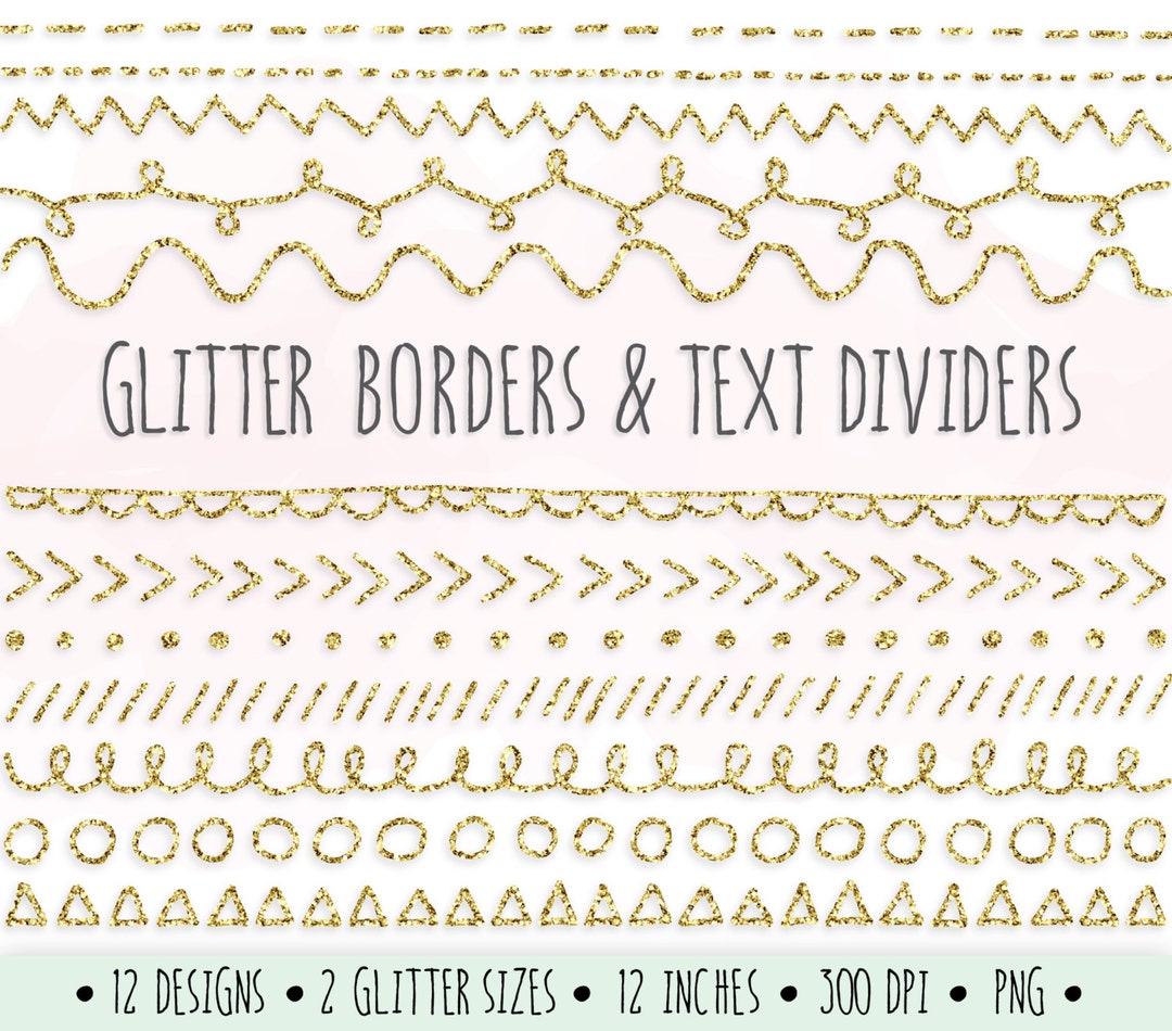 Hand Drawn Doodle Borders and Text Dividers. Digital Doodle Frames and ...