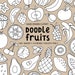 Hand Drawn Fruits Clipart. Tropical Fruits, Berries Clipart. Summer ...