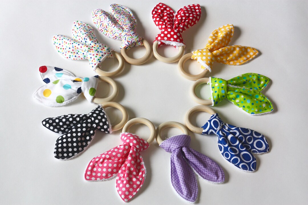 Rabbit Ear Teether - Etsy