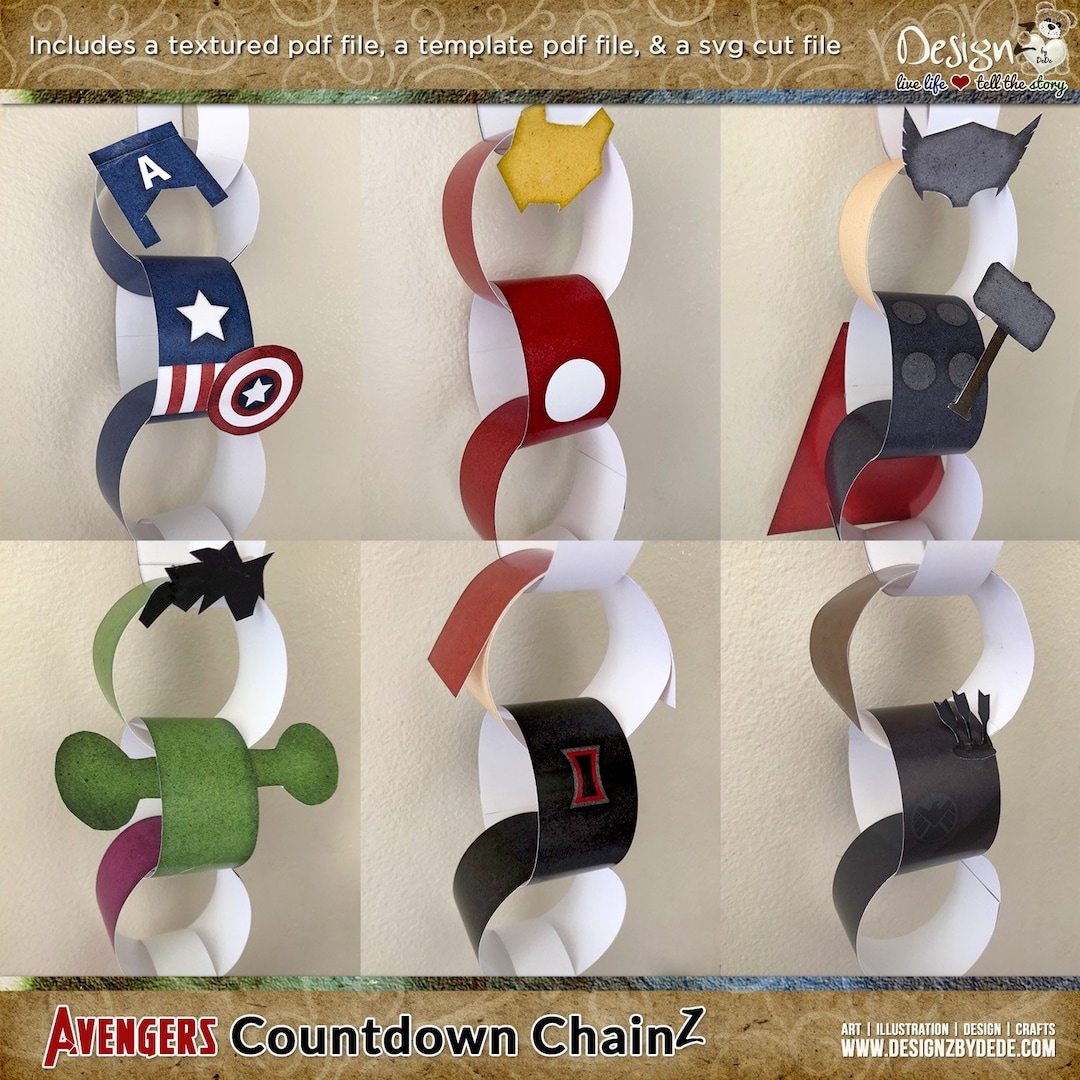 AVENGERS Countdown Chainz - Etsy
