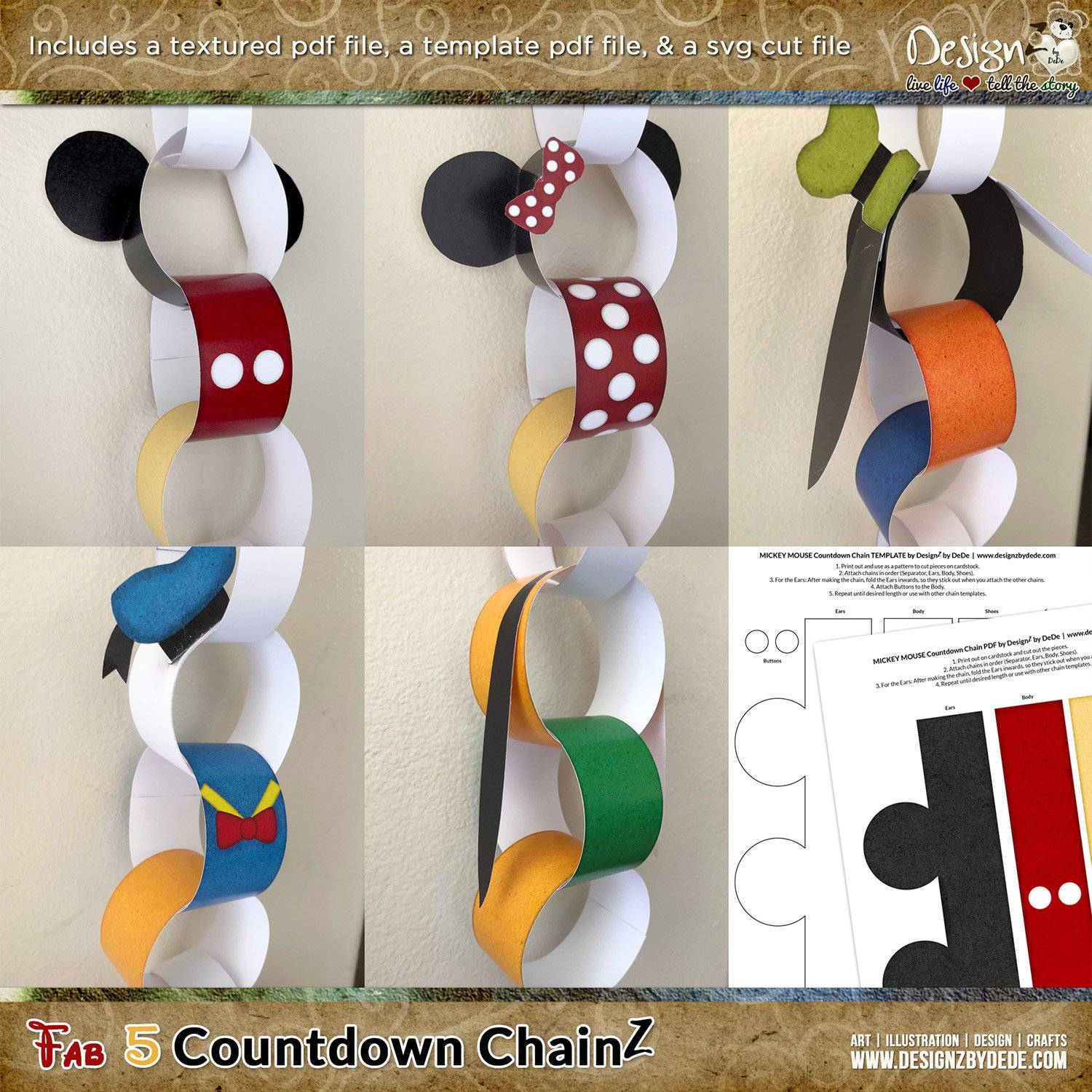 FAB 5 Countdown Chainz - Etsy