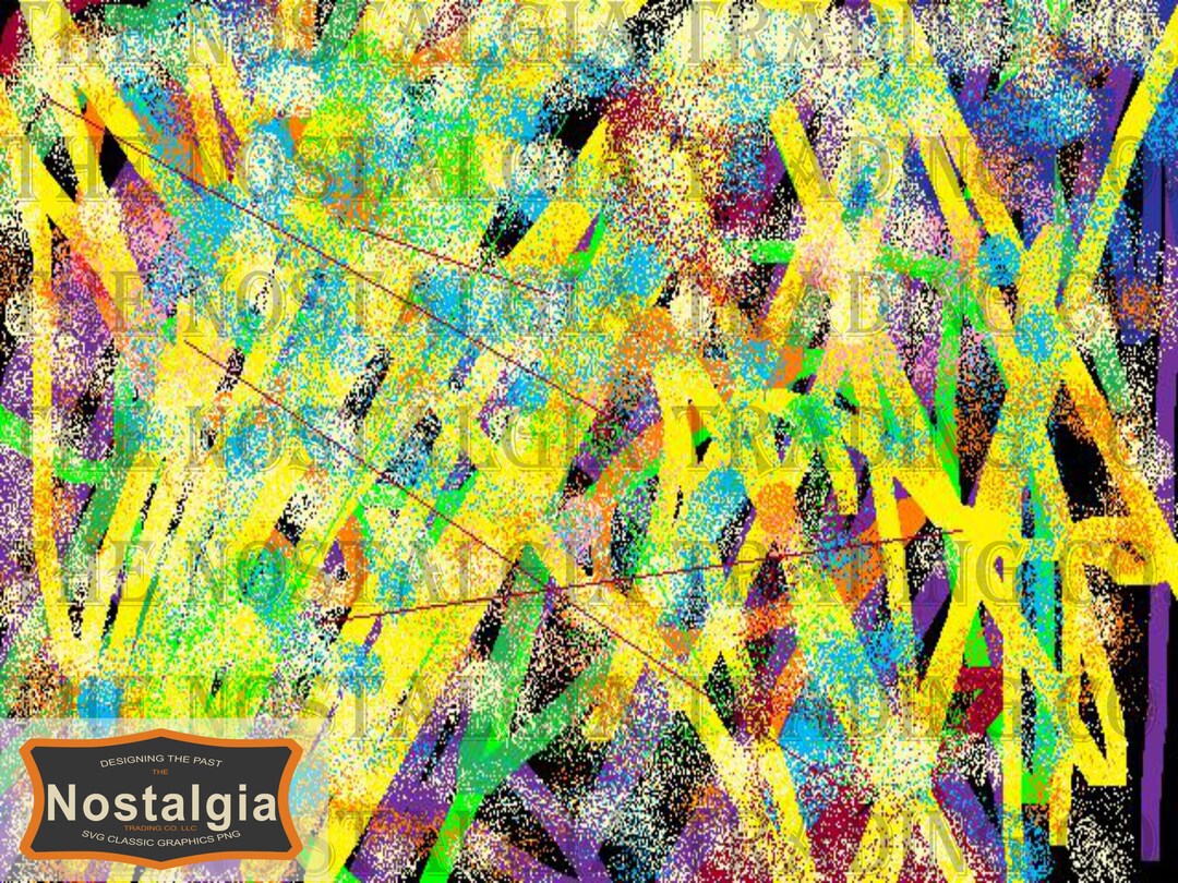 Retro 80's Pixelated Digital Art PNG Sublimation - Etsy