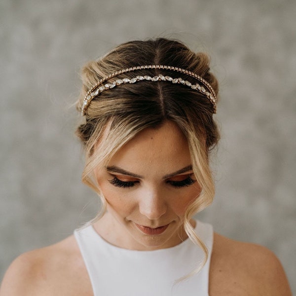 Double Headband - Etsy