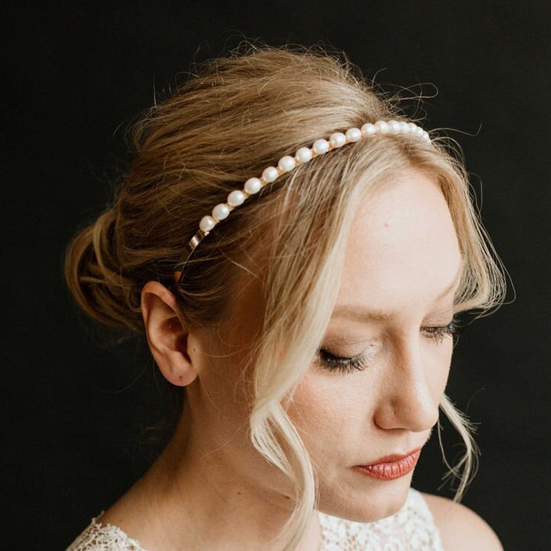 Pearl Headband - Etsy
