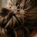 Gold Star Hair Comb Crystal Star Hair Comb Celestial Bridal Hair Comb ...