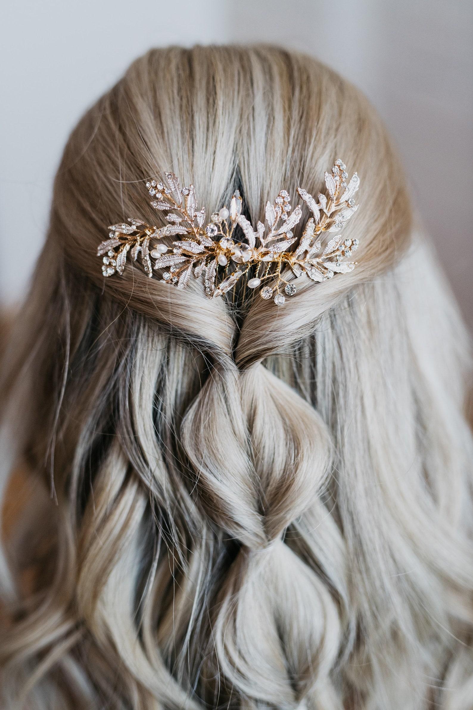 Gold Hair Comb Bridal Hair Comb Wedding Hair Piece | Etsy