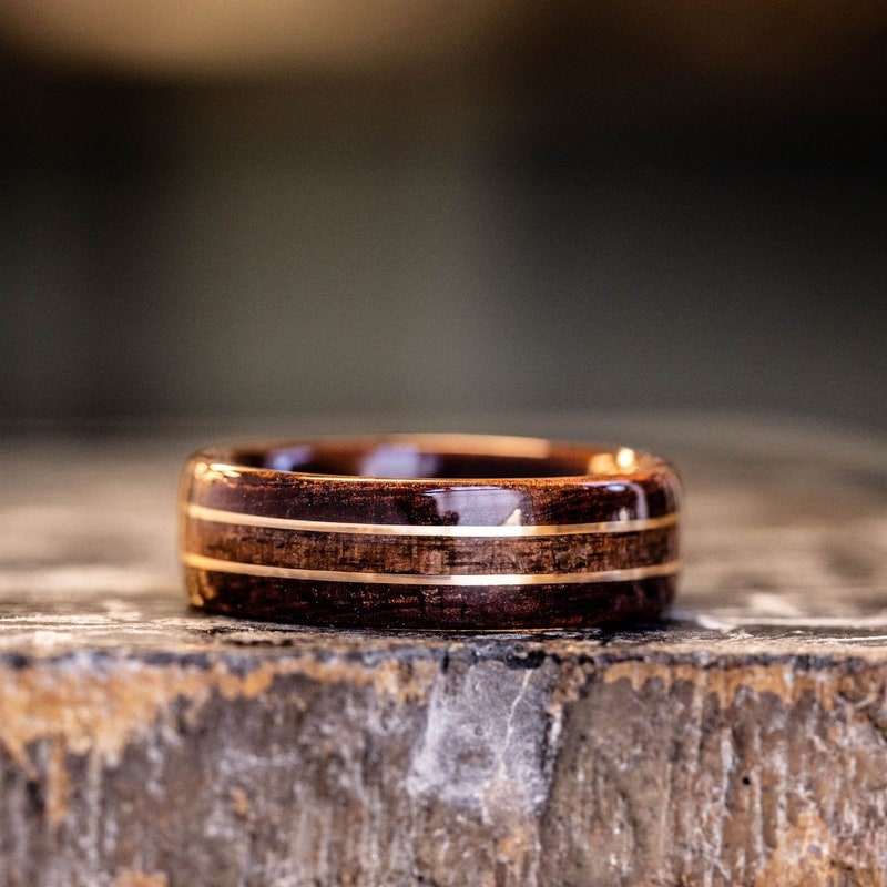 Wood Wedding Band - Etsy