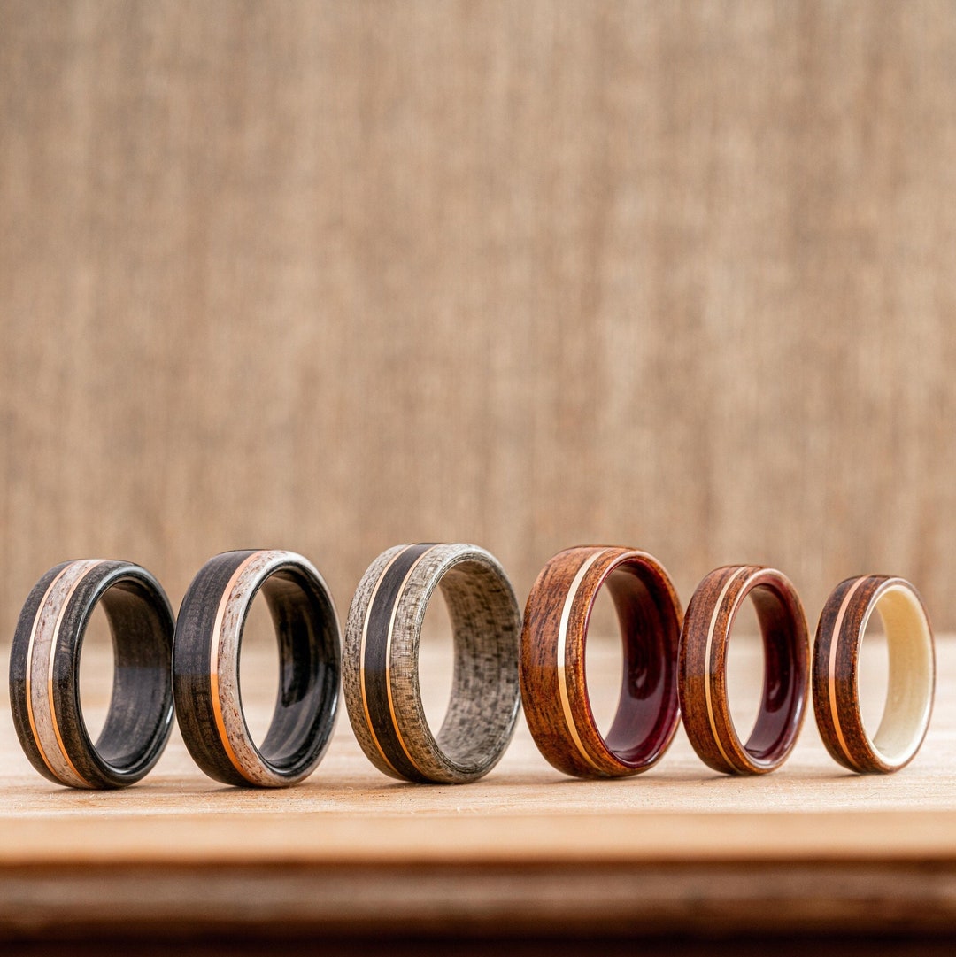 CREATE YOUR OWN Wood Ring! Customize a Wedding Band or Promise Ring ...
