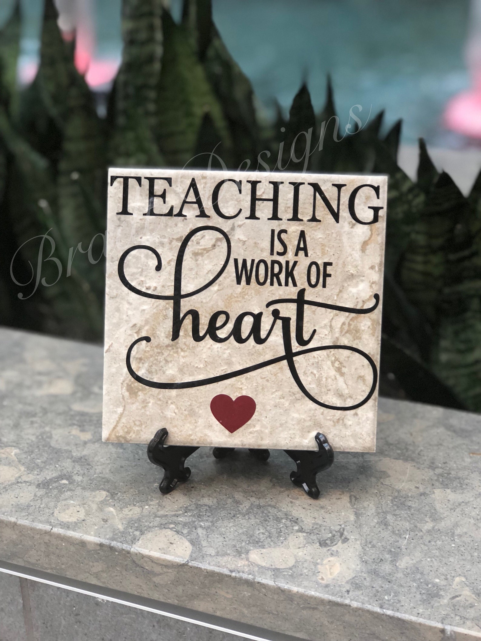 Teacher Appreciation Gift Porcelain Tile Gift Teaching - Etsy
