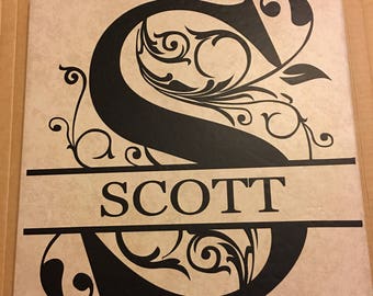 Monogram Tile - Etsy