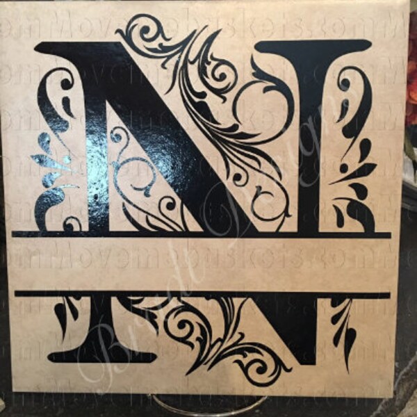 Monogram Tiles - Etsy