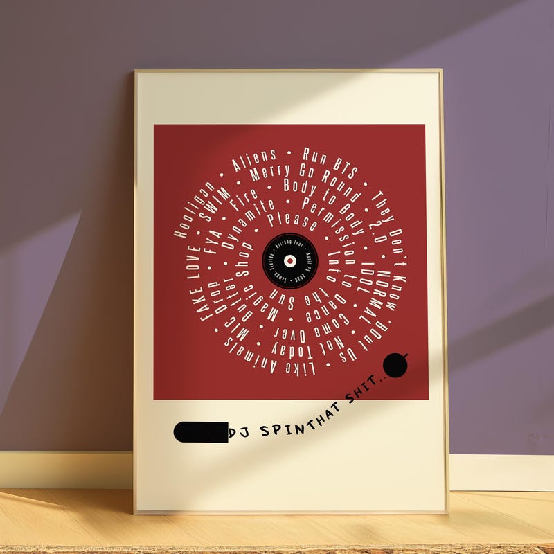 Bts Lyrics Posters - Etsy