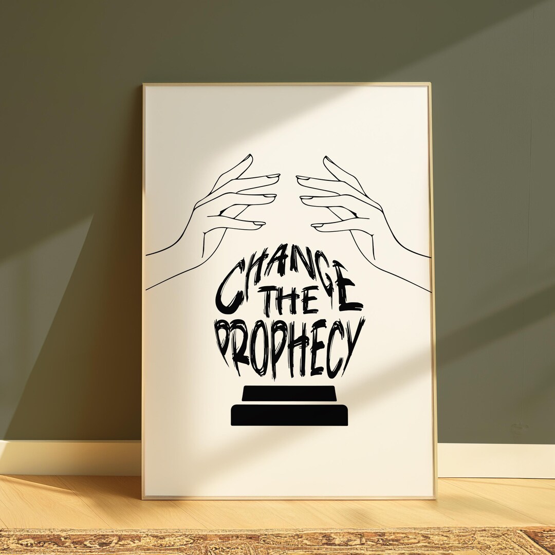 Taylor Ts Swift the Prophecy Ttpd Lyric Song Print, Printable Wall Art ...