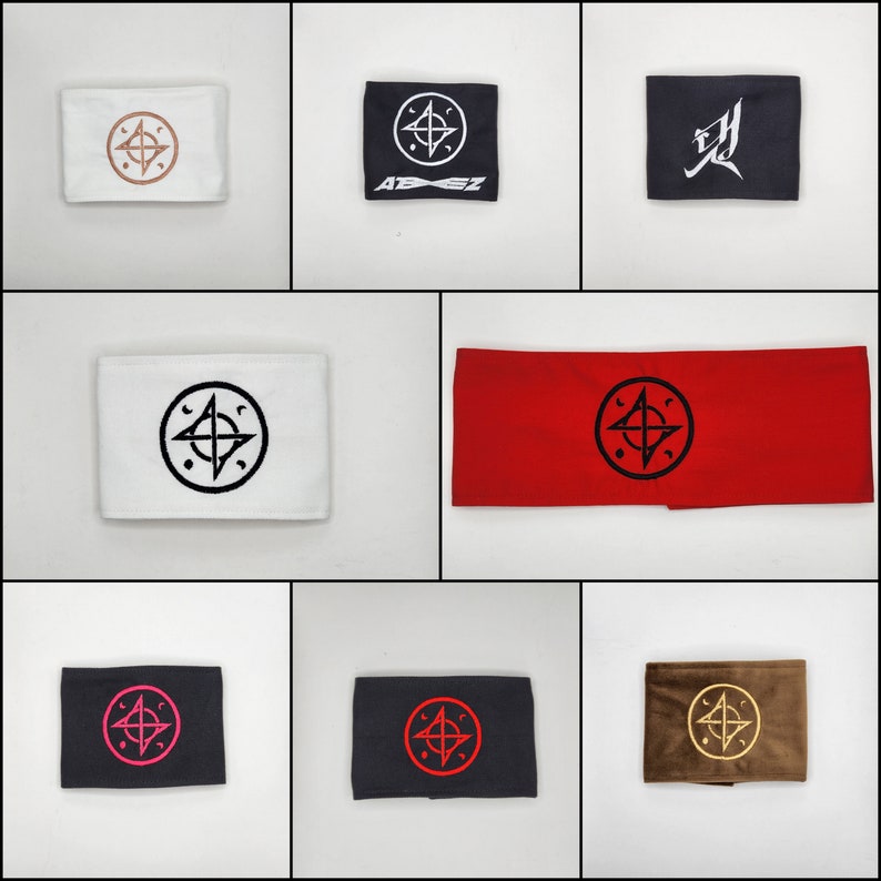 ATEEZ Captain Hongjoong Embroidered Logo Armband - Etsy