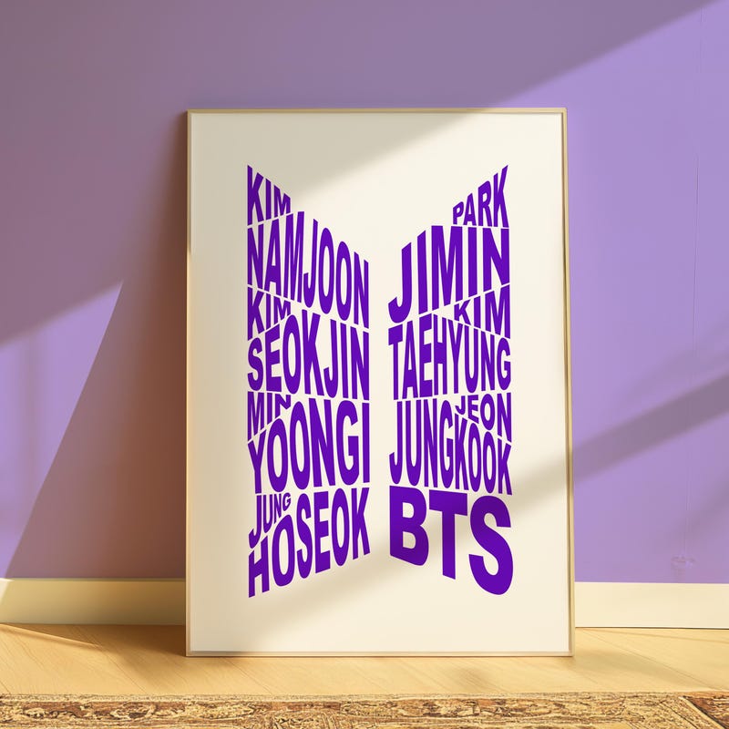 Bts Poster - Etsy