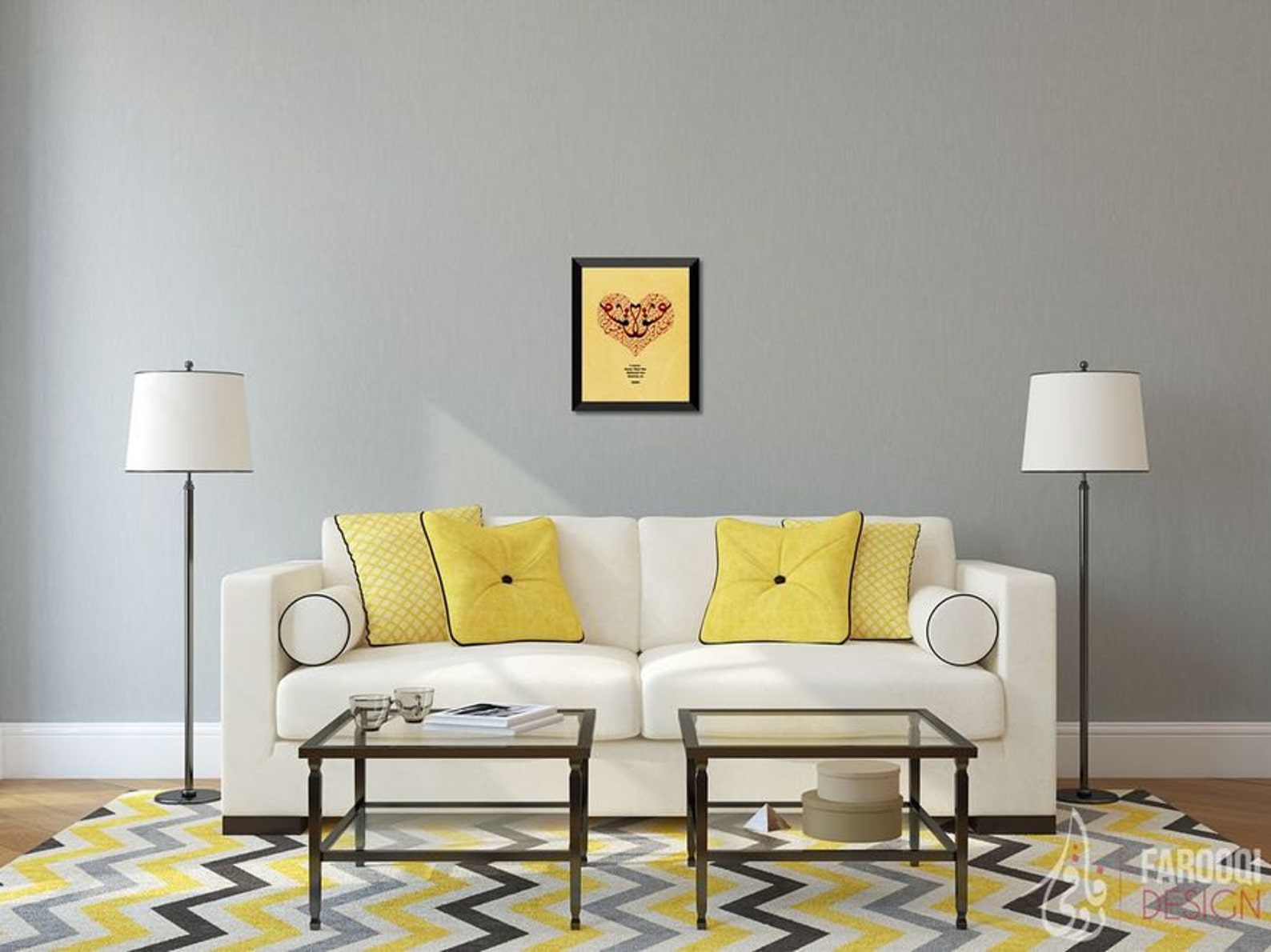 Rumi ISHQ in Islamic Wall Art and Arabic Calligraphy Islamic Decor and ...