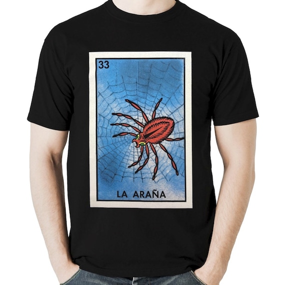 La Arana Spider Loteria Mexican Bingo Men's T-shirt - Etsy Finland