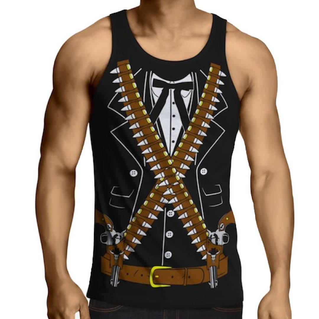Bandido Pistolero Cowboy Cinco De Mayo Party Tank Top T-shirt - Etsy