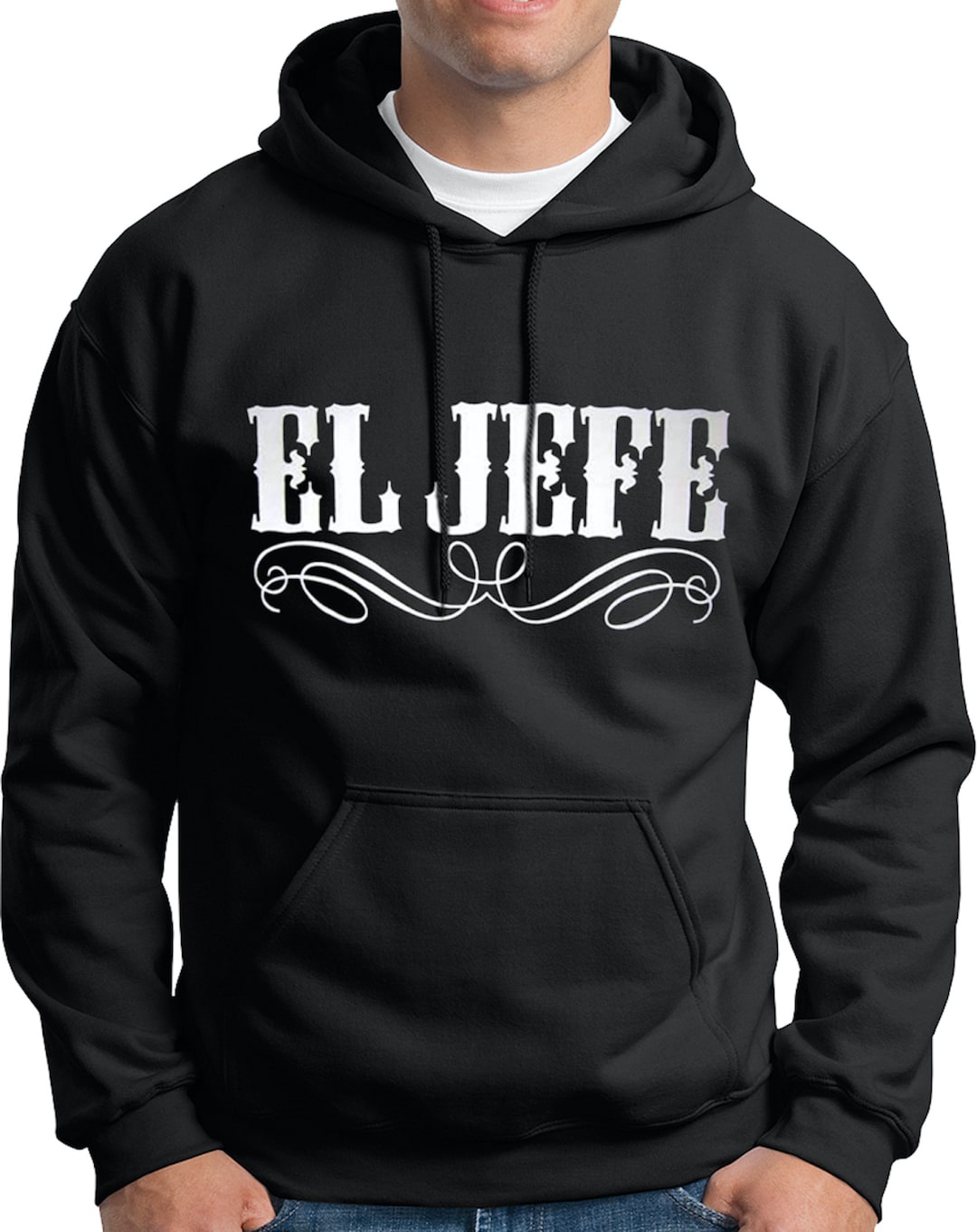 El Jefe the Boss Mexican Latino Hispanic Hoodie Sweatshirt Sweater - Etsy
