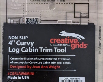 Creative Grids 8 Curvy Log Cabin Trim Tool CGRJAW5 - Etsy