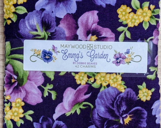 Emma's Garden Charm Pack by Debbie Beaves for Maywood Studio - Etsy