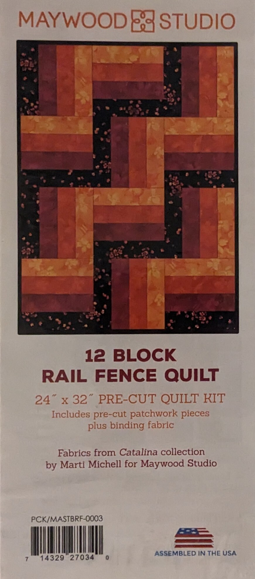 Catalina Collection 12 Block Rail Fence Quilt Kit 24 X - Etsy